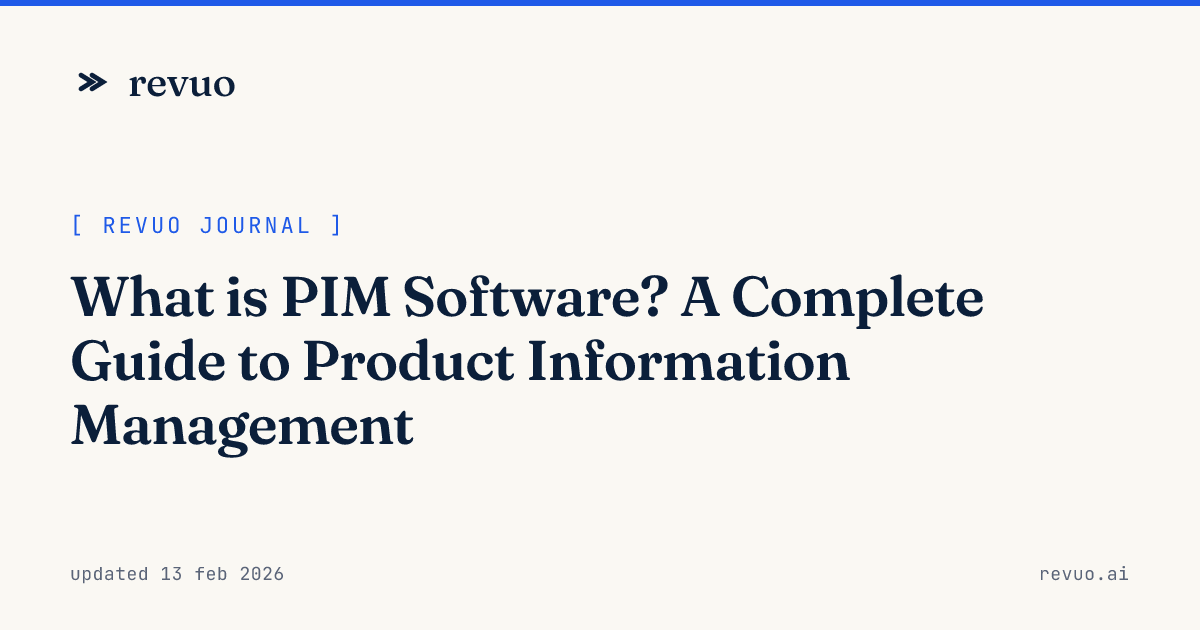 What is PIM Software? A Complete Guide to Product Information Management